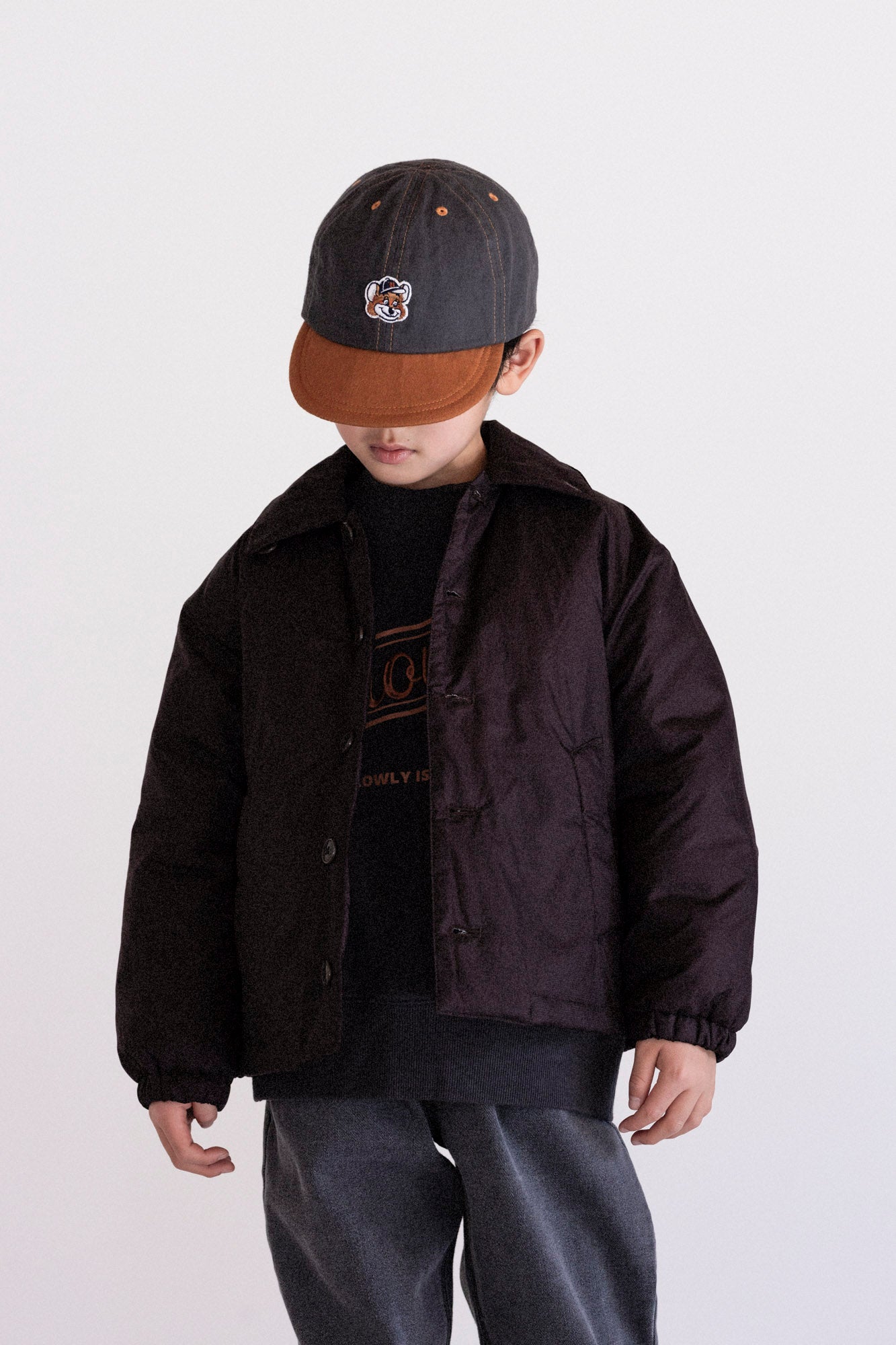 NYLON PADDING BLOUSON (100-145cm) – ARCH&LINE